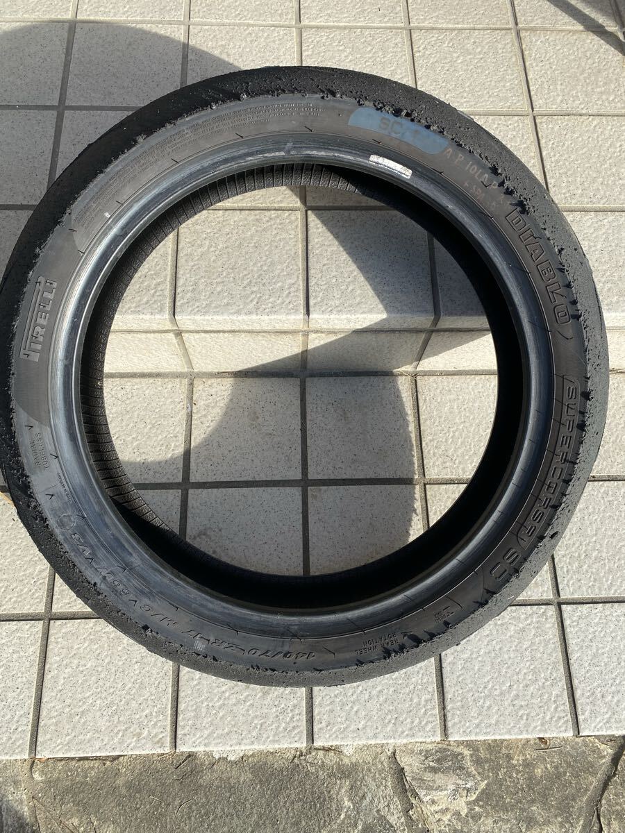 Yahoo!オークション - ピレリ ディアブロ スーパーコルサ SC V3 140/70...