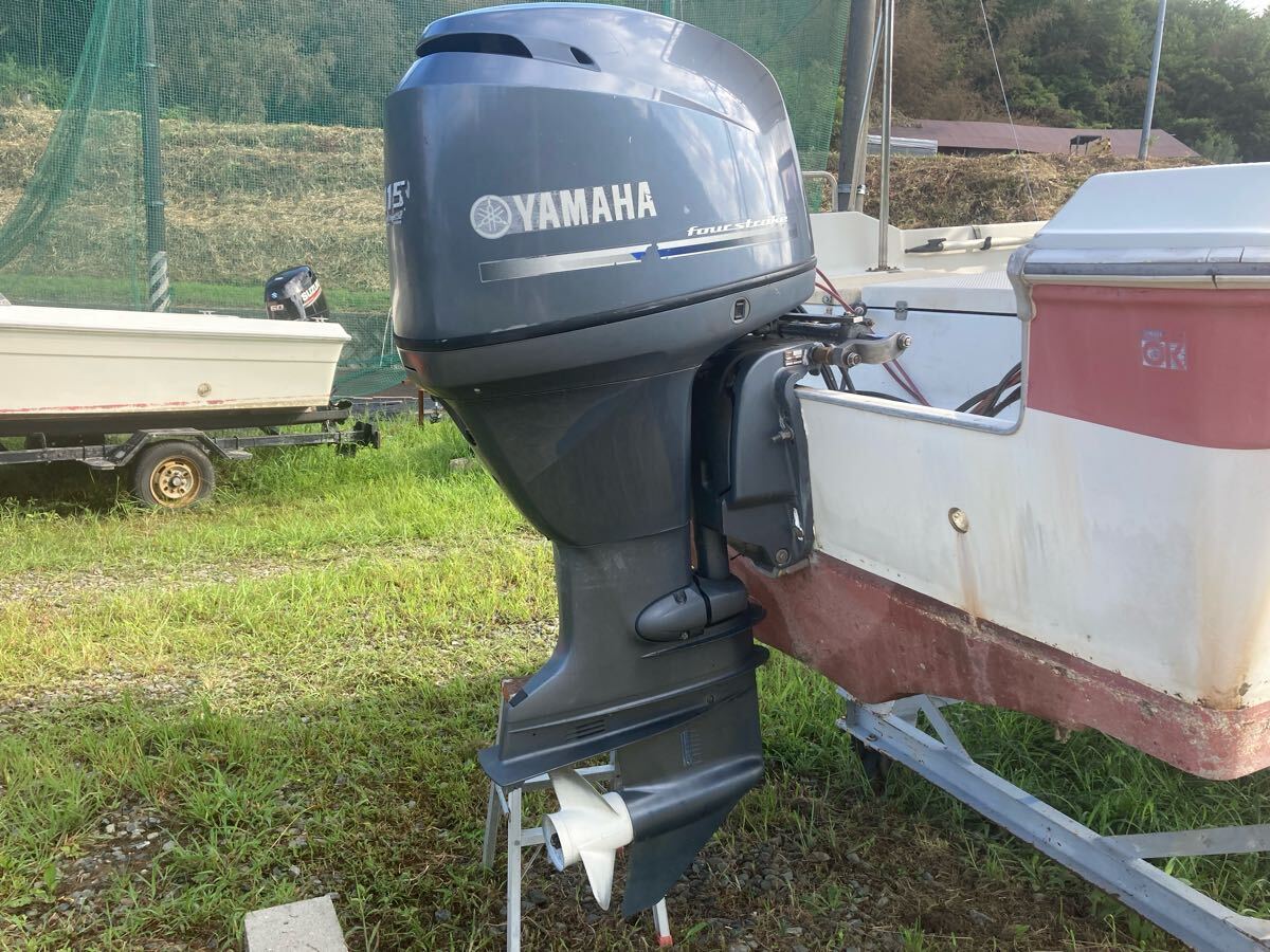 Yahoo!オークション - 広島発 YAMAHA UF23 4スト115馬力 300時間 陸送...