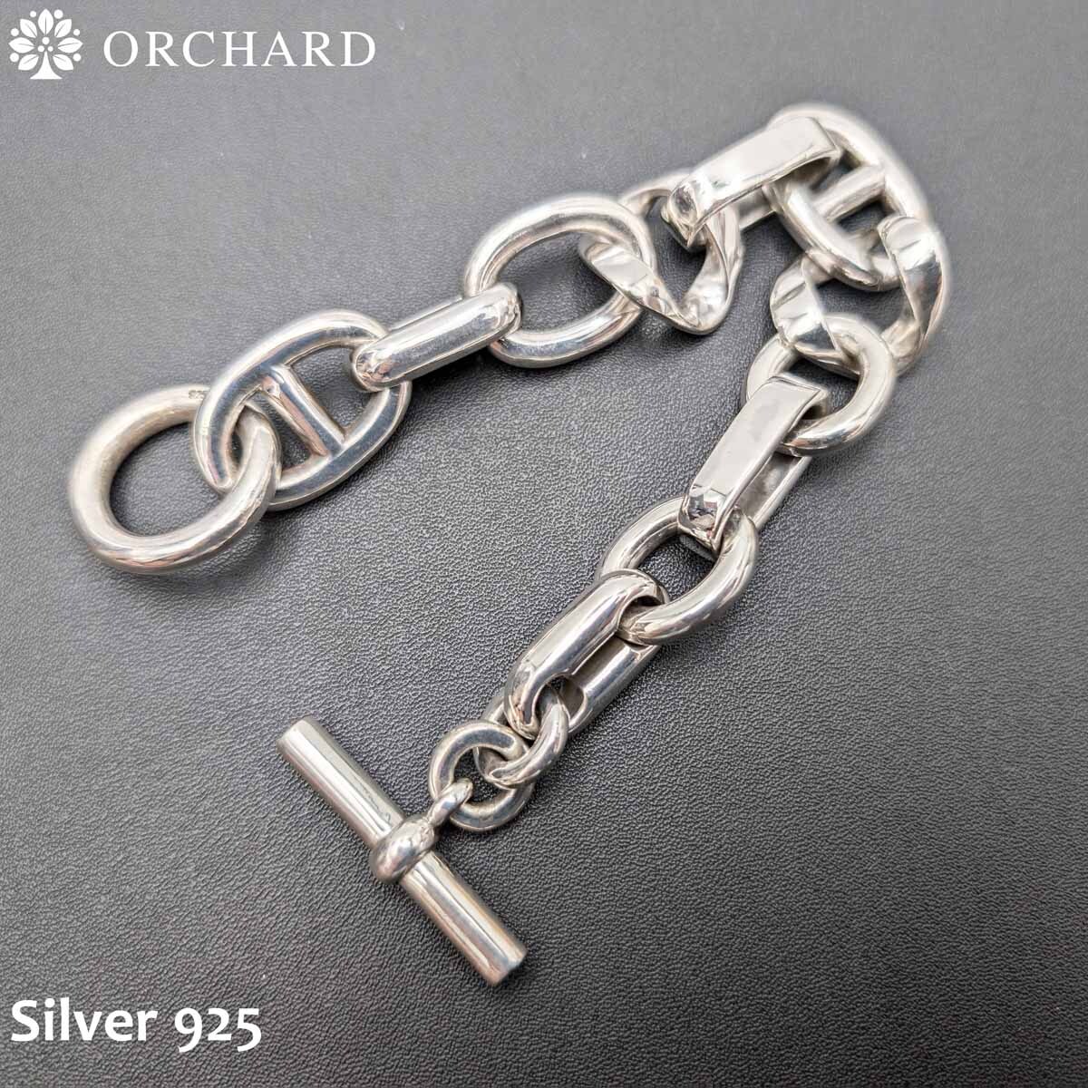 Yahoo!オークション - 匿名配送/シルバー925/アンカーチェーンラージサ...