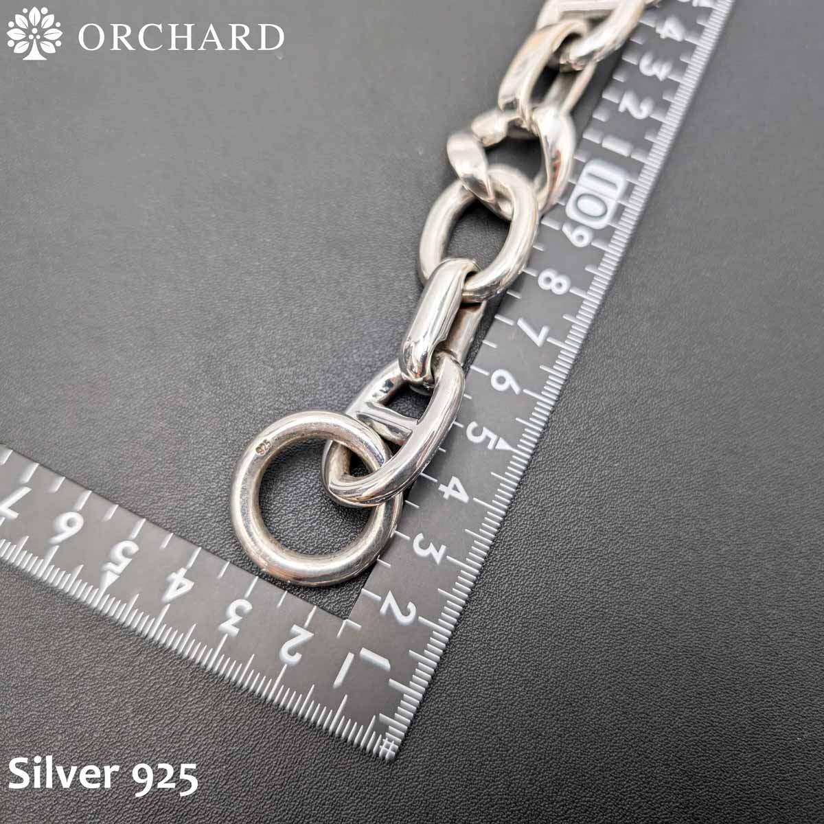 Yahoo!オークション - 匿名配送/シルバー925/アンカーチェーンラージサ...