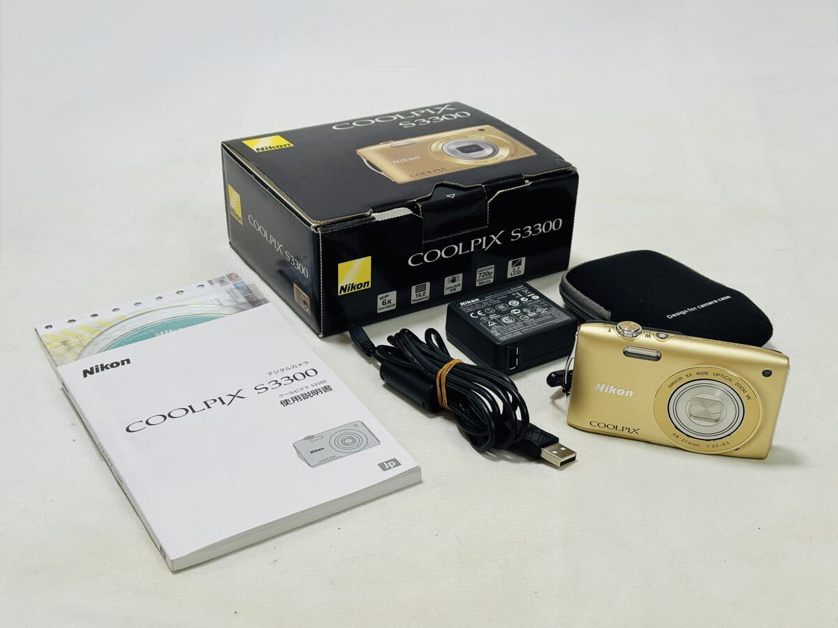 〇 Nikon ニコン COOLPIX S3300 デジタルカメラ / 813-2 / 294301(ニコン)｜売買されたオークション情報、yahooの商品情報をアーカイブ公開 ...