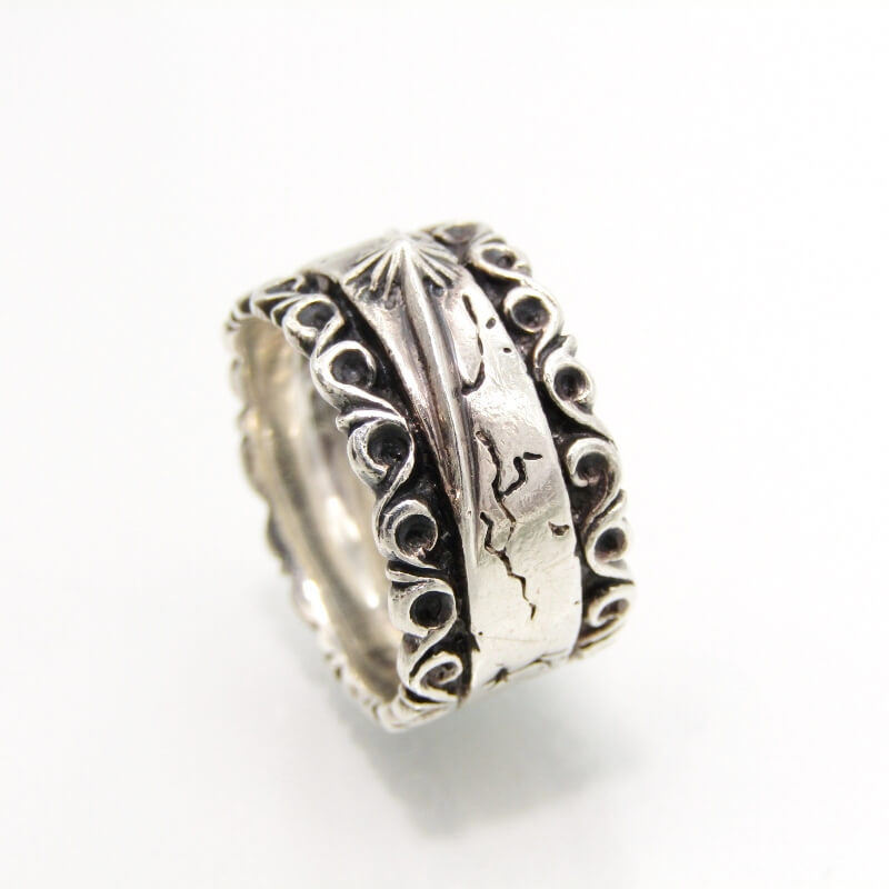 SAAD サード リング 太陽神 アラベスク 唐草 SV925 メンズ レディース 指輪 6.5号 28010582(6号～)｜売買されたオークション情報、yahooの商品情報をアーカイブ公開 ...