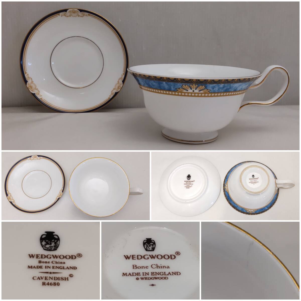Yahoo!オークション - Y080104 WEDGWOOD ウェッジウッド まとめ カップ...