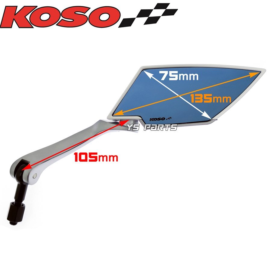 Yahoo!オークション - TTミラー白/銀/青10正スーパーカブ110/クロスカ...