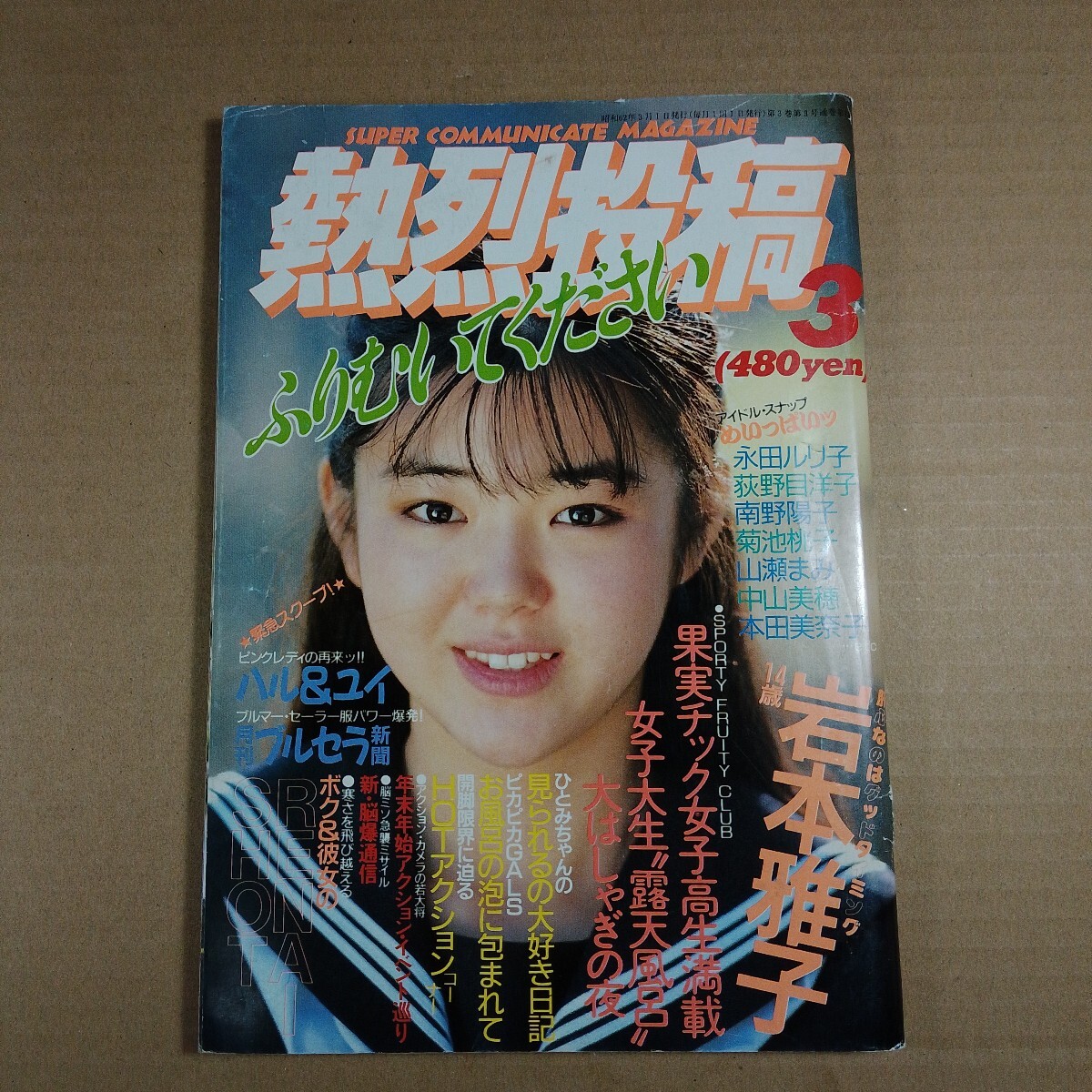 Yahoo!オークション - N77 熱烈投稿 1987年 3月号 岩本雅子 永田ルリ子...