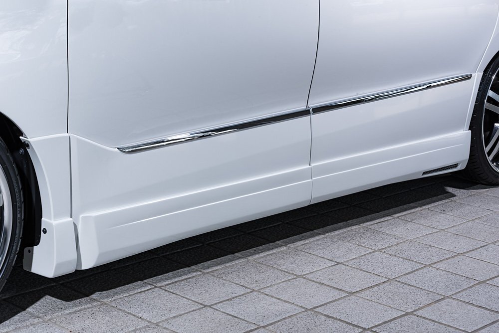 Yahoo!オークション - M'z SPEED サイドステップ 未塗装 FRP エスティ...