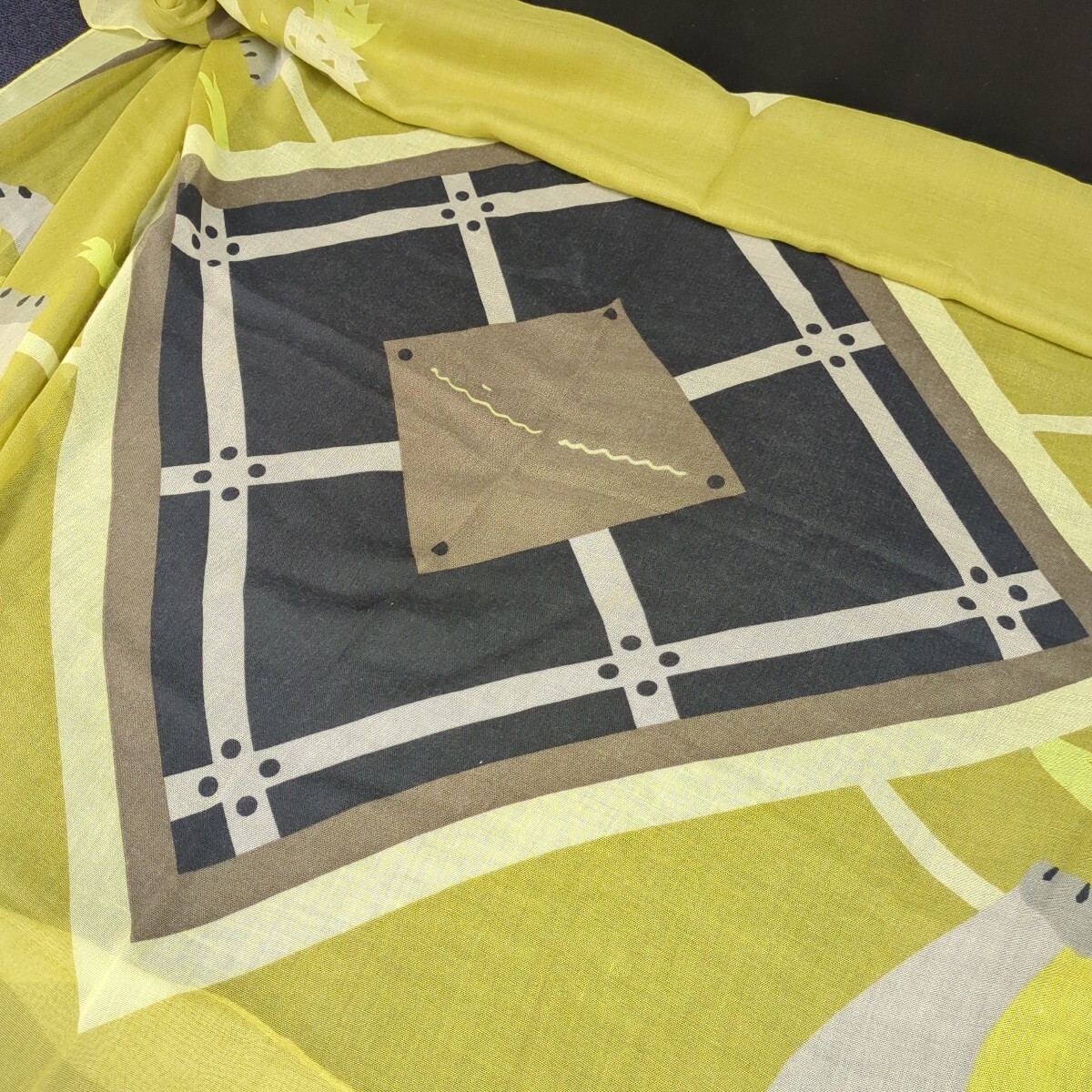 Yahoo!オークション - (3)Q28 ユニクロ UNIQLO sprzny ストール ライオ...