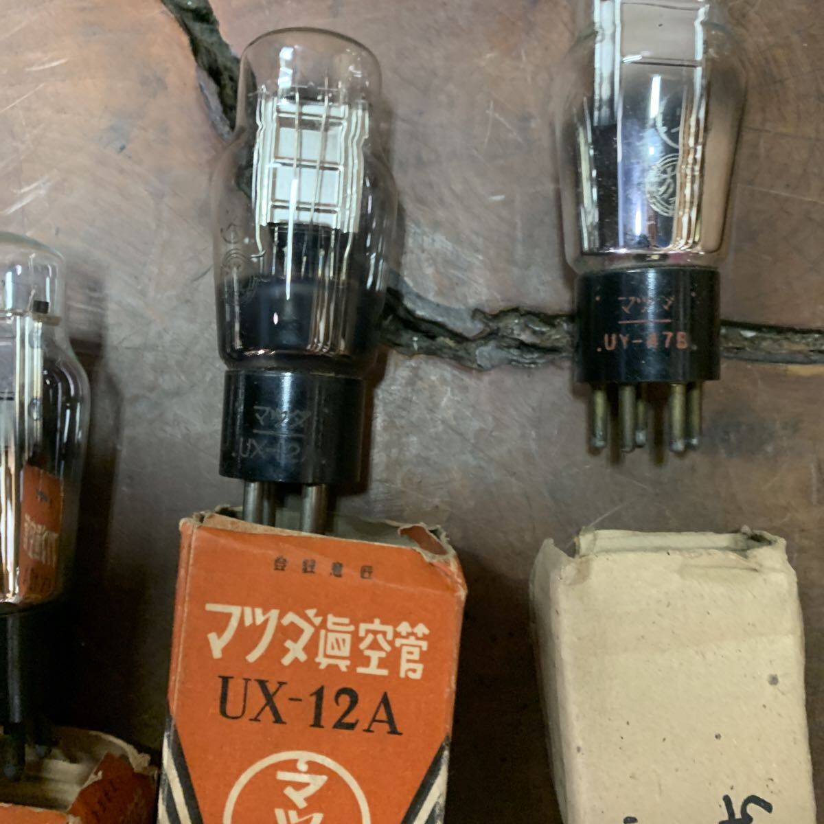 Yahoo!オークション - マツダ 真空管 4本 KX-12F ux-12A uY-56 uYー475