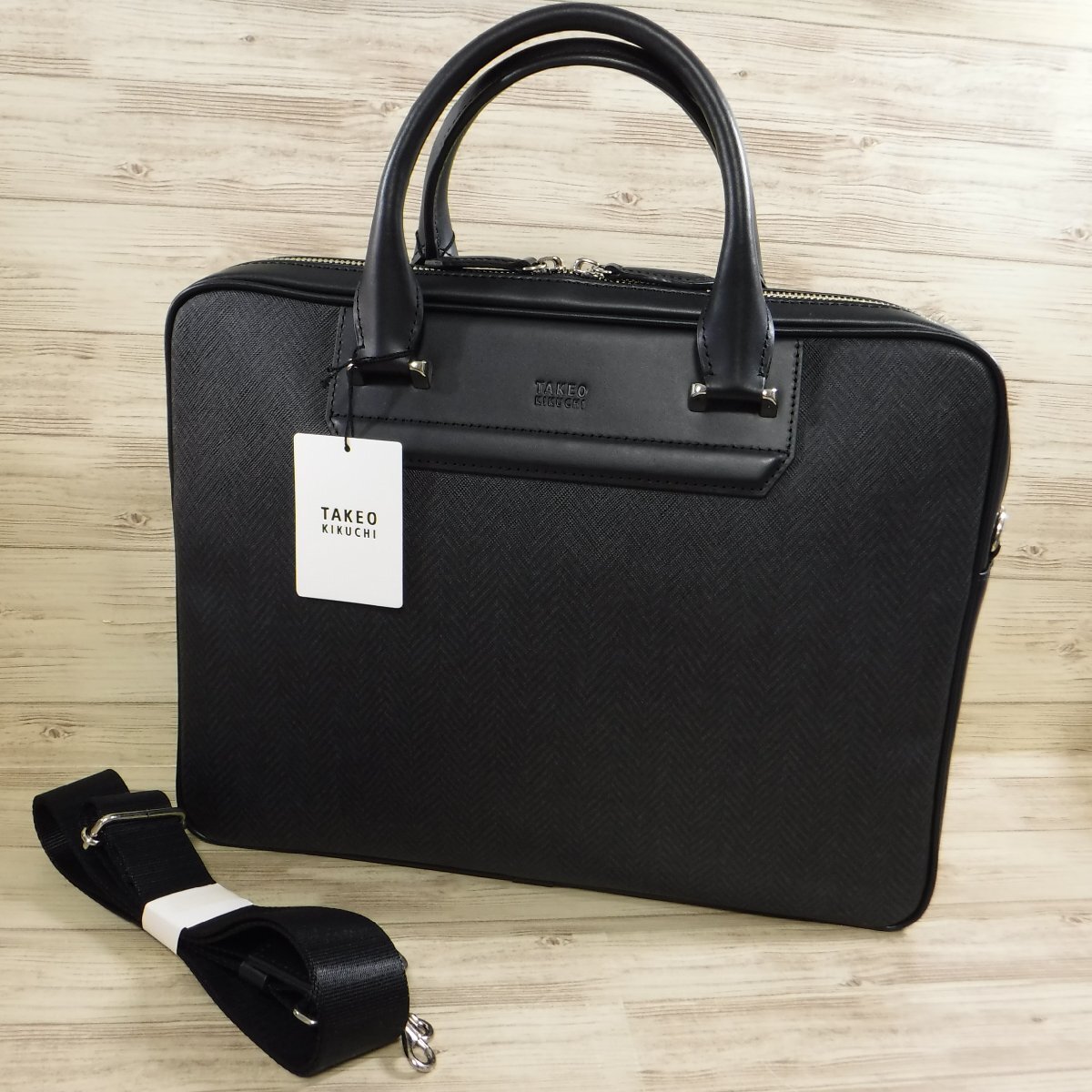 Yahoo!オークション - BB616 タケオキクチ 定価3万800円 新品 黒 2WAY ...