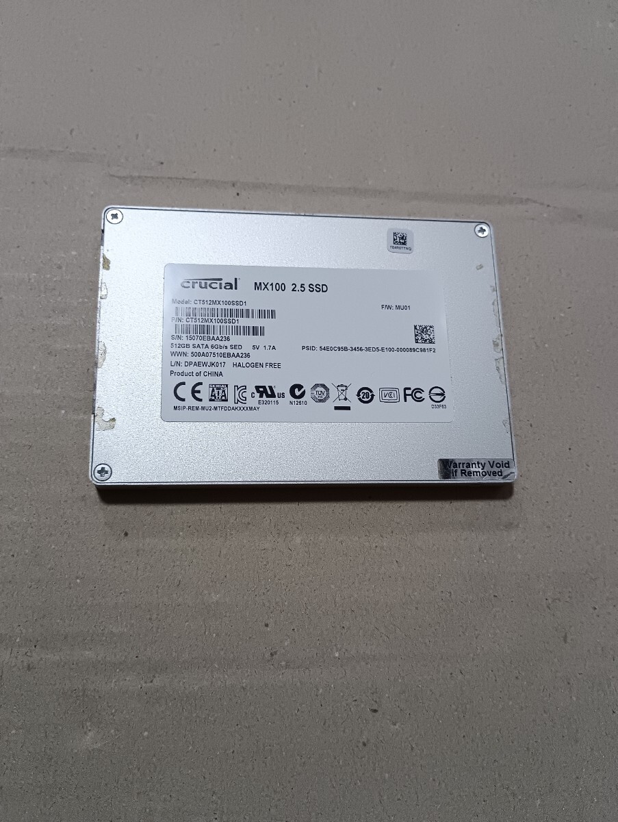 Yahoo!オークション - Crucial CT512MX100SSD1 SSD 512G