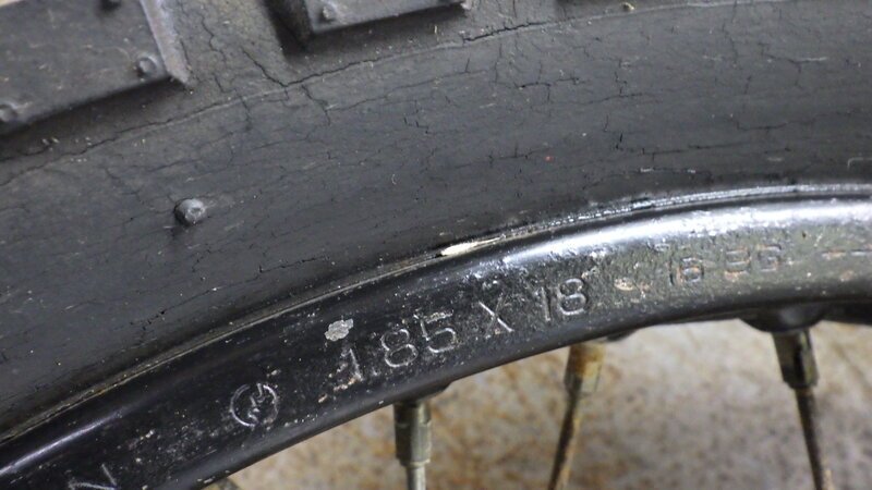 Yahoo!オークション - RGA-57A XL125 純正 リア ホイール L125-100 検...