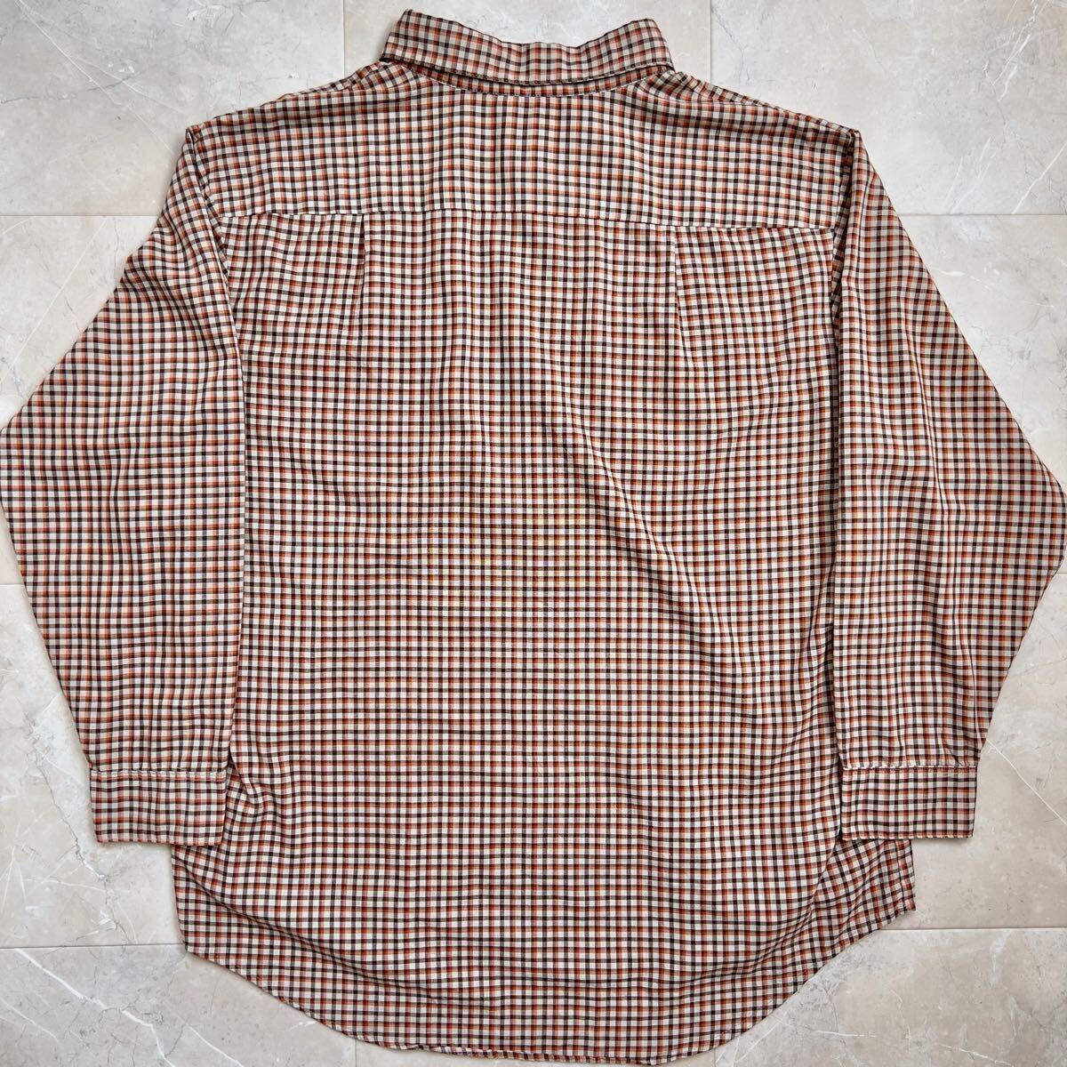 Yahoo!オークション - VINTAGE 70s BIG MAC ギンガム チェック シャツ ...