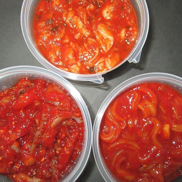 Yahoo!オークション - 人気の「チャンジャ3種セット」200gx3個 たら（...