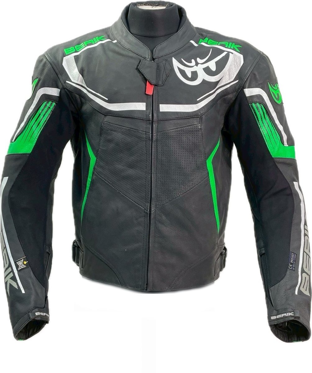 Yahoo!オークション - BERIK ベリック レザージャケット 9063 GREEN 牛...