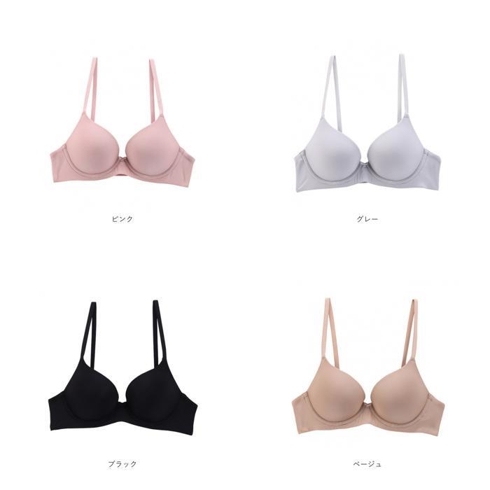 Yahoo!オークション - ピンク 75B/34B ブラジャー シンプル mmbrs117g...