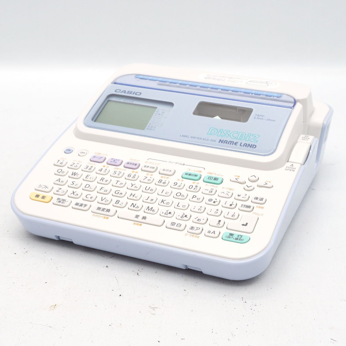 Yahoo!オークション - CASIO カシオ ネームランド DiSC BiZ KLD-200 デ...