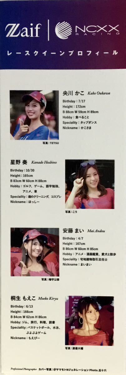 Yahoo!オークション - レースクイーン写真集 ザイフ ネクスレーシング...