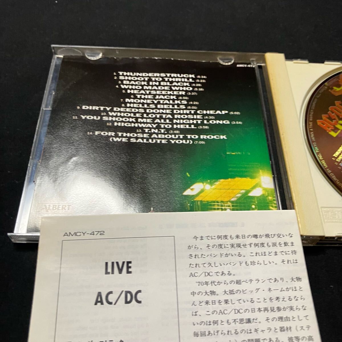 Yahoo!オークション - ZE1 CD 帯付 AC/DCライヴ/AC/DC