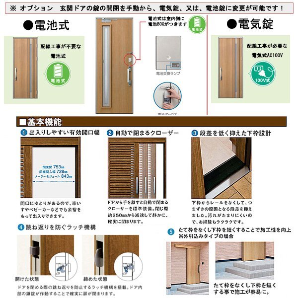 Yahoo!オークション - アルミサッシ YKK 玄関引戸 コンコード 外引込タ...
