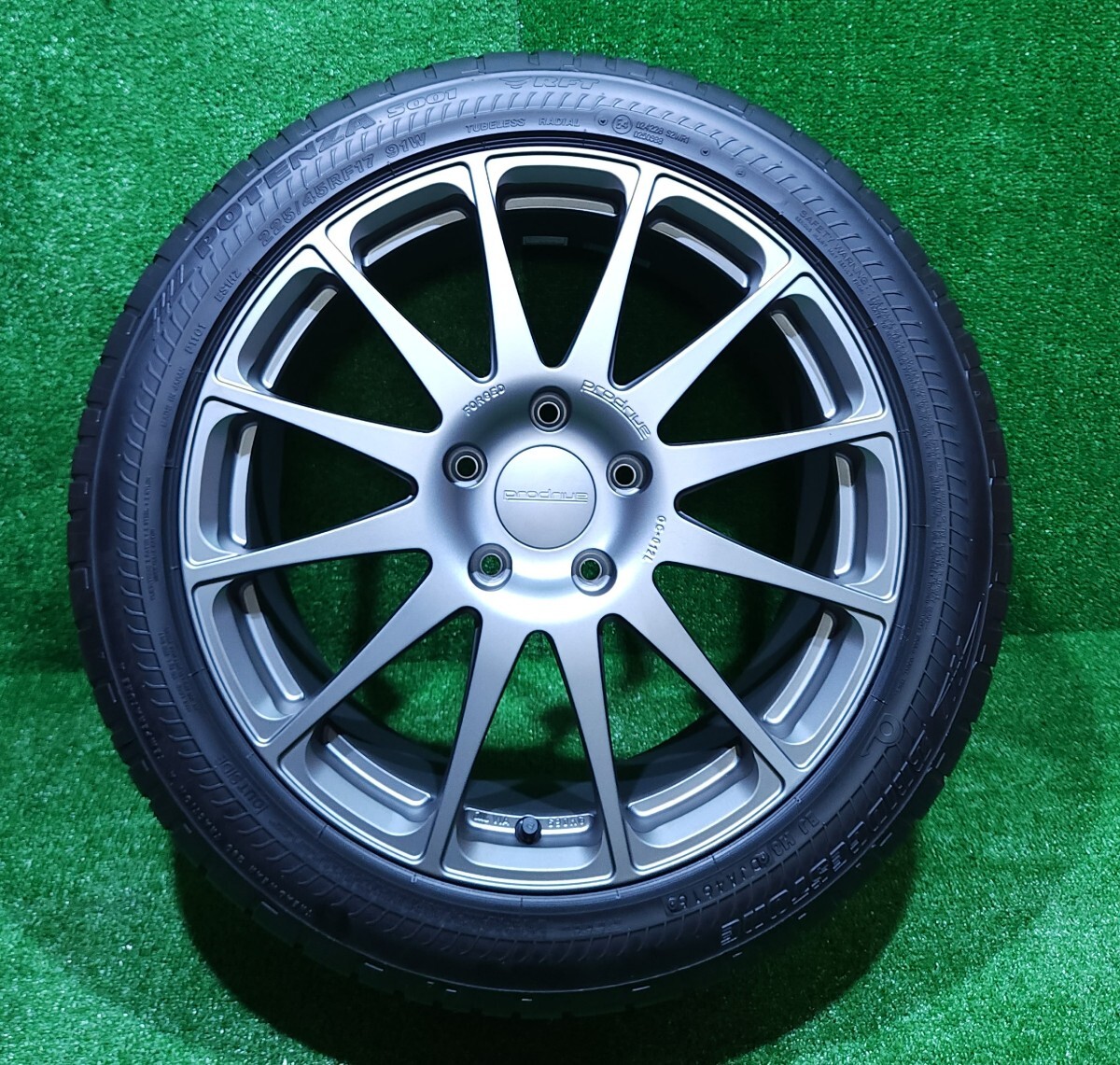 Yahoo!オークション- POTENZA S001 RFT 225/45RF17 91W タイヤホイールセット×1本 の製品情報