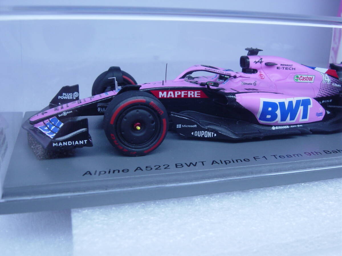Yahoo!オークション - spark 1/43 Alpine F1 A522 9th Bahrain GP GP 2...