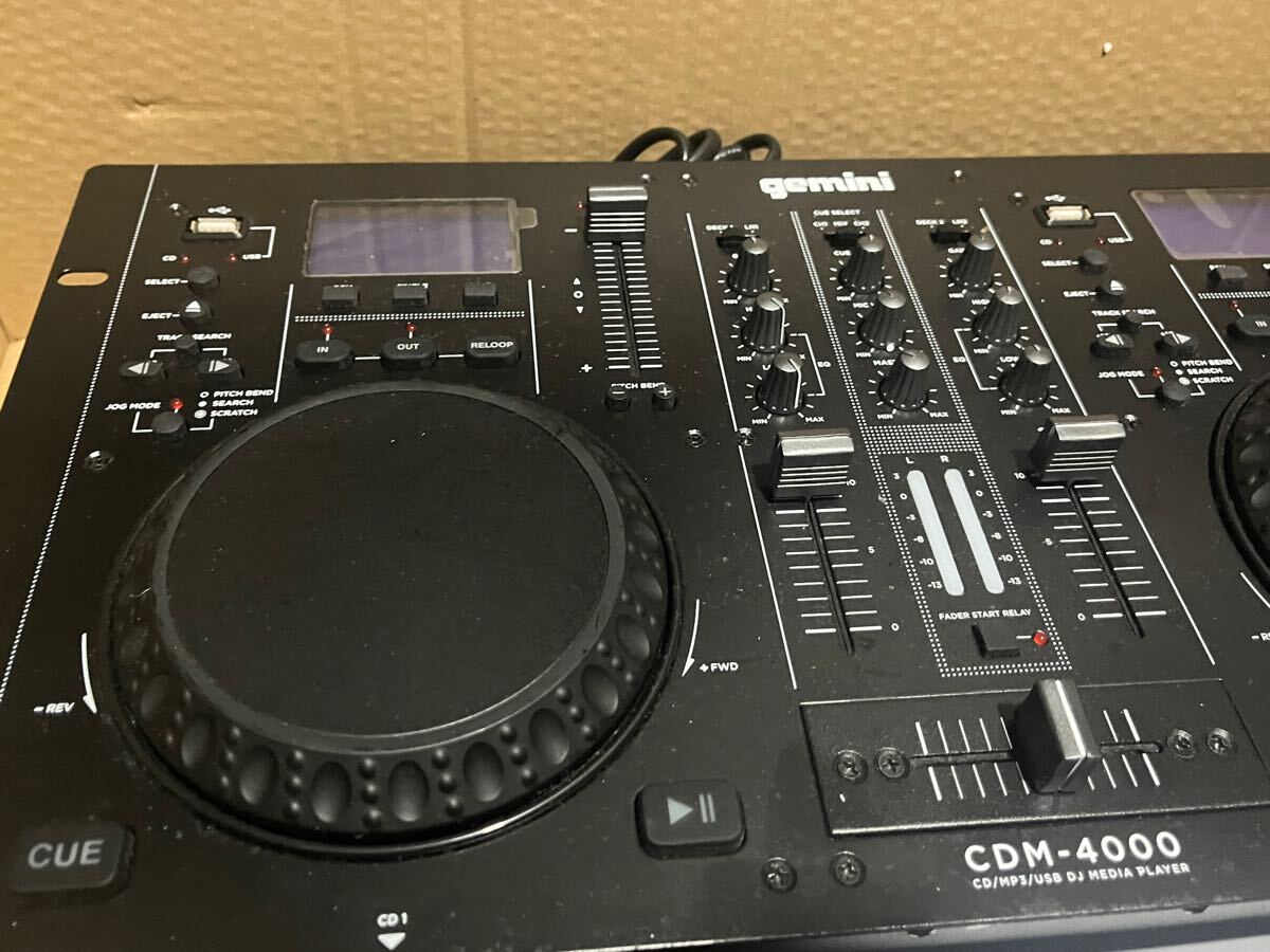Yahoo!オークション - gemini CDM-4000 DJコントローラー GEMINI MP3