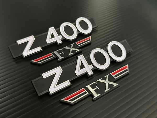 Yahoo!オークション - 送料込み Z400FX サイドカバー エンブレム 【Z40...
