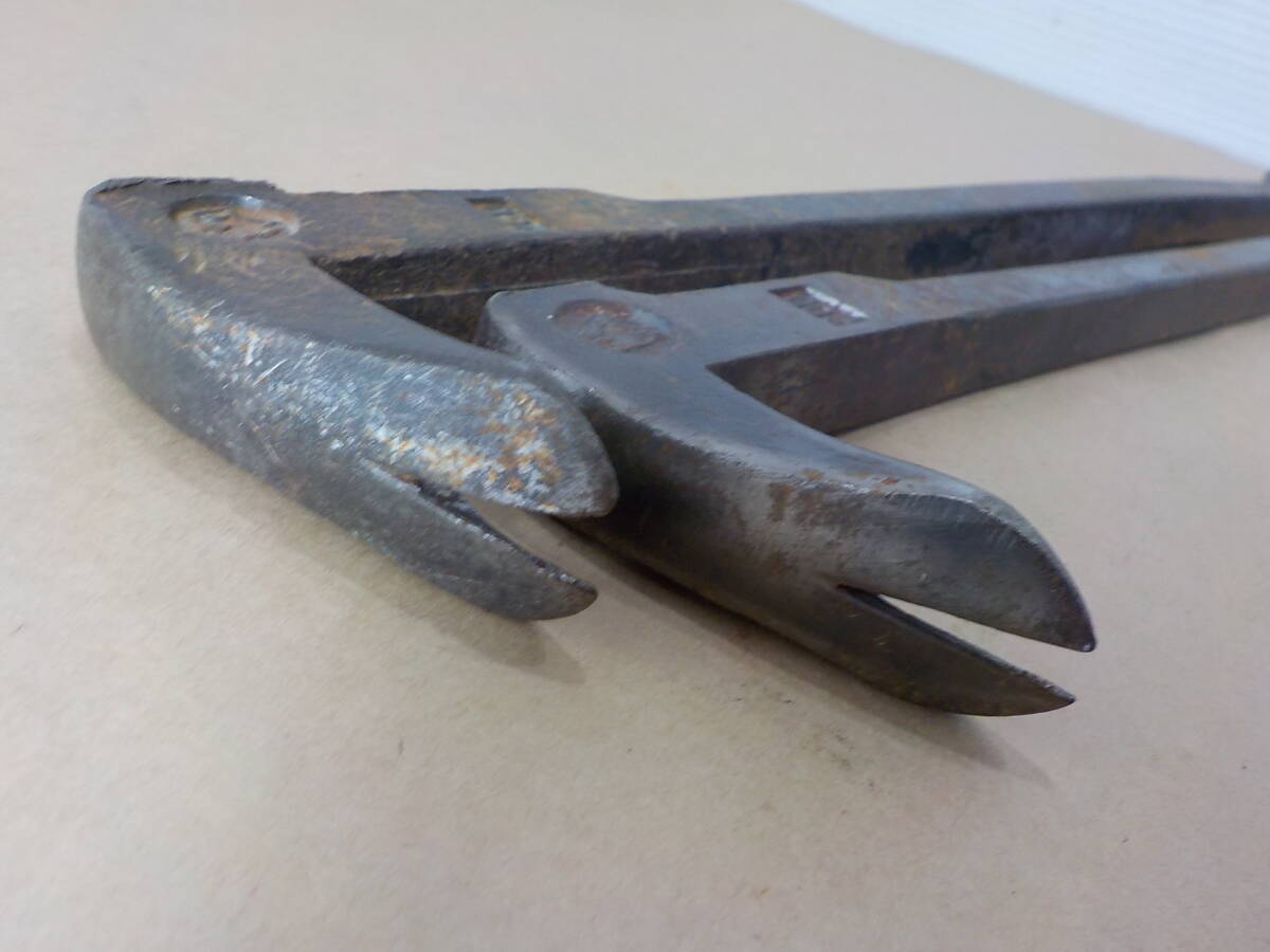 Yahoo!オークション - d248 ニワトリ印バール2個まとめて 300mm 360mm