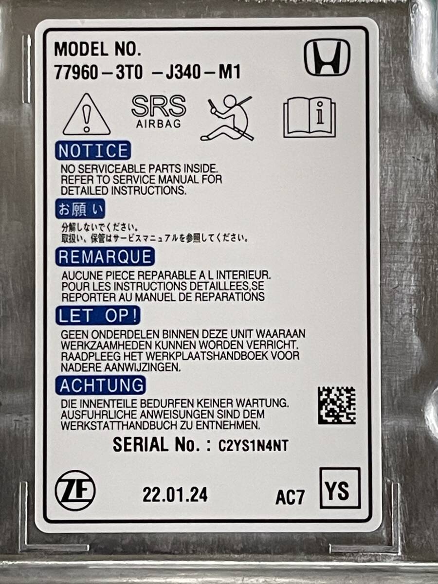 Yahoo!オークション - HONDA ステップワゴン 77960-3T0-J340-M1 - エア...