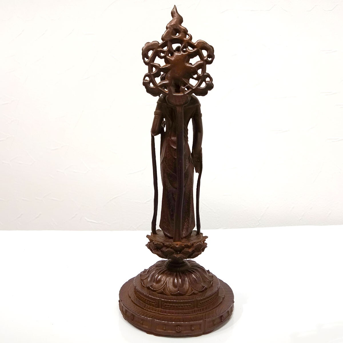 Yahoo!オークション - 仏像 彫刻 高村光雲 「聖観世音菩薩」 新品 ブロ...