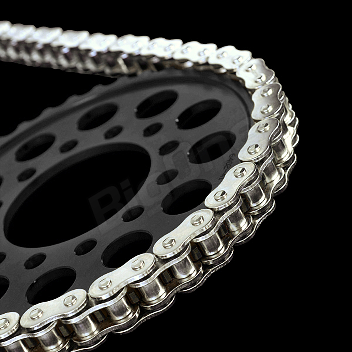 Yahoo!オークション - クロームKMCシールチェーン530-120LカシメCB1300...