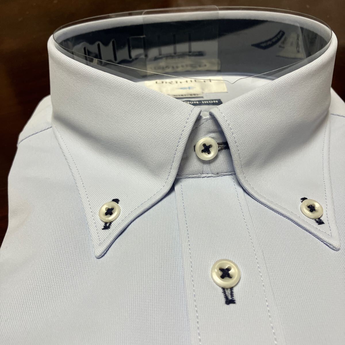 ORIHICA スーパーノンアイロン ブルー無地ワイシャツ L 41-86 ボタンダウン ストレッチ 着やすい(Lサイズ)｜売買されたオークション情報、yahooの商品情報をアーカイブ公開 ...