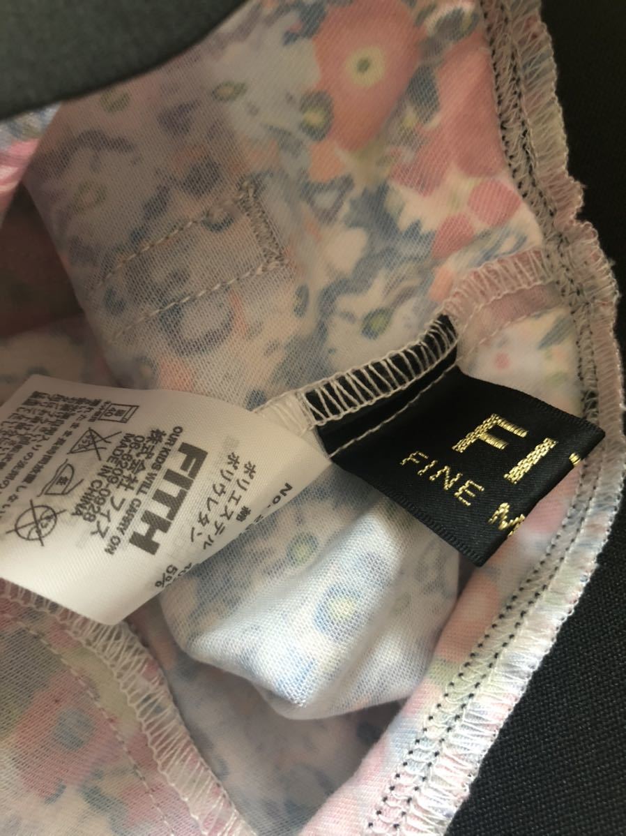 Yahoo!オークション - 【美品】FITH 花柄レギンス パンツ スパッツ120 ...