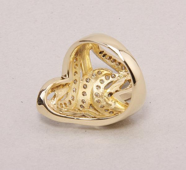 Yahoo!オークション - 《質屋出品》K18 豪華な天然ダイアモンド1.23ct...