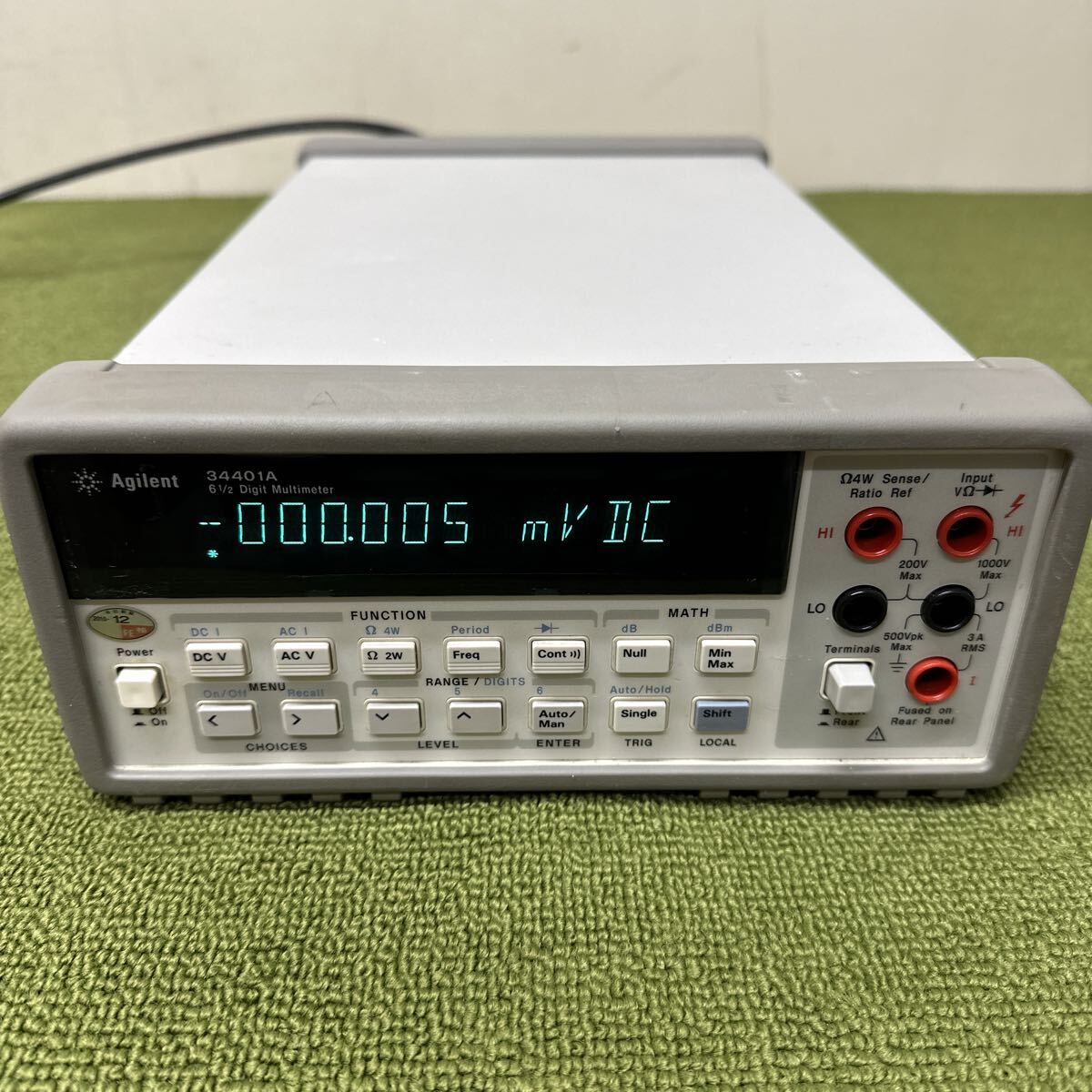 Yahoo!オークション - hp/Agilent「34401A」6・1/2 Digit Multimeter