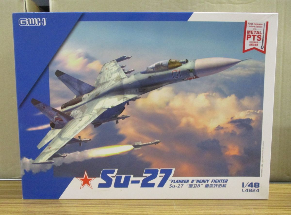 Yahoo!オークション - #w23【梱120】G.W.H 1/48 FLANKER B HEAVY FIGHT...