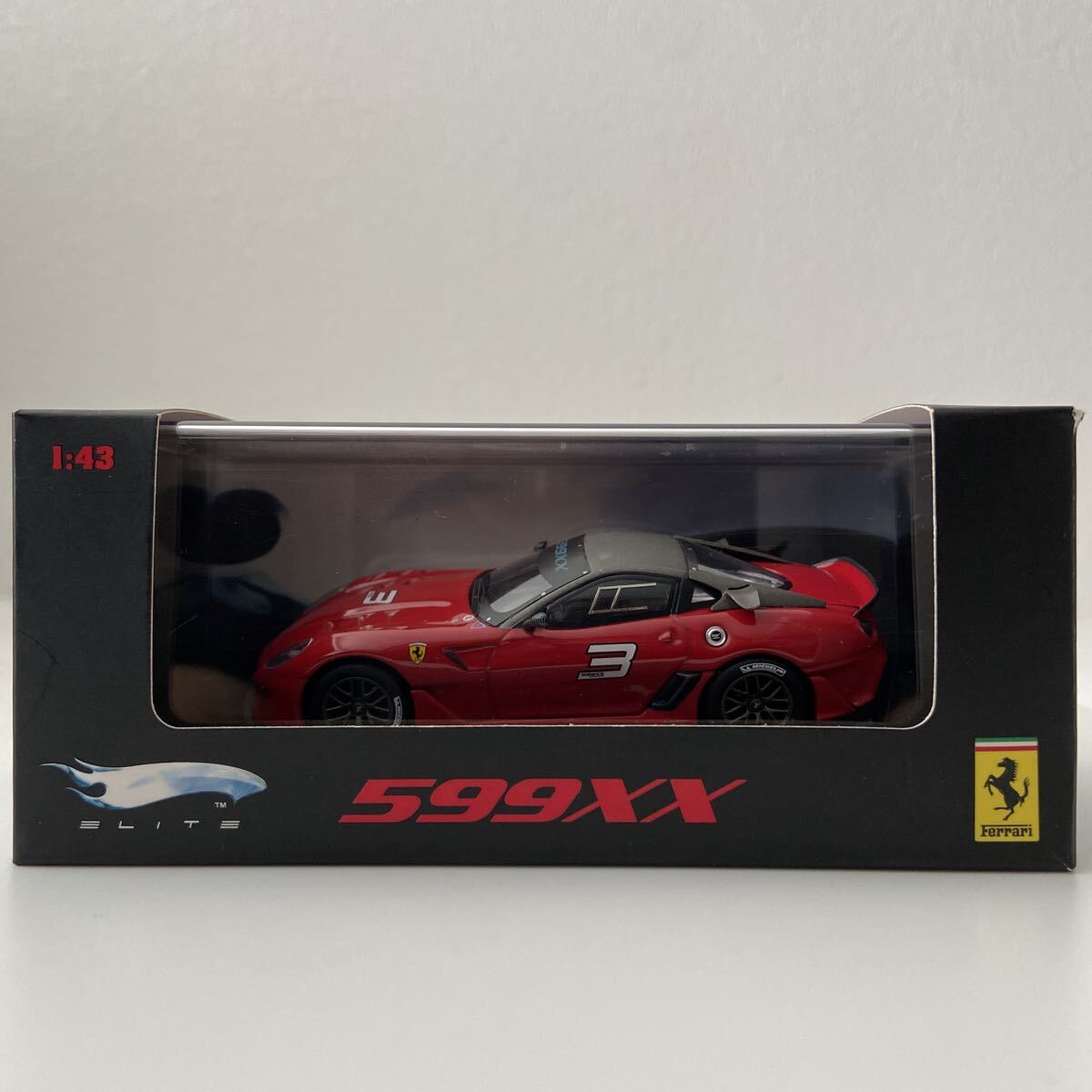 Yahoo!オークション - Hotwheels ELITE 1/43 FERRARI 599XX #3 Red マ...