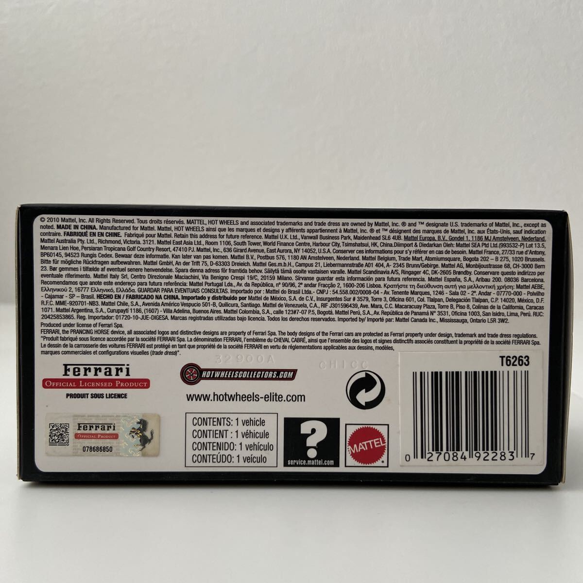 Yahoo!オークション - Hotwheels ELITE 1/43 FERRARI 599XX #3 Red マ...