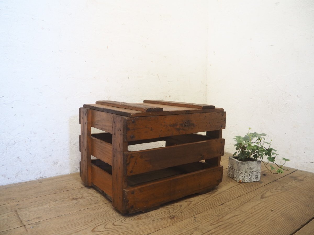 Yahoo!オークション - ユP0930 ⑤H35×W50×D40(cm) 蓋付きのレトロな...