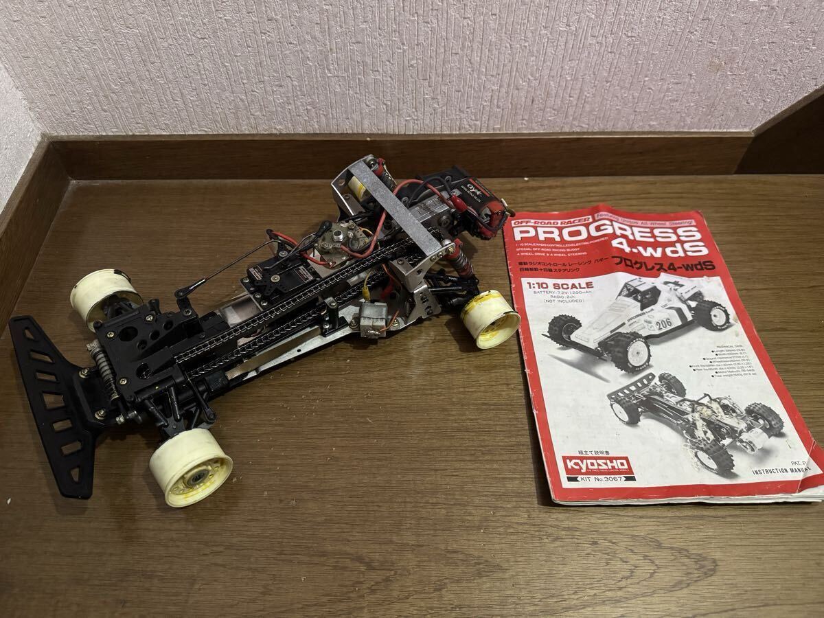 Yahoo!オークション - 京商 プログレス 4WDS 現状ジャンク ラジコン シ...