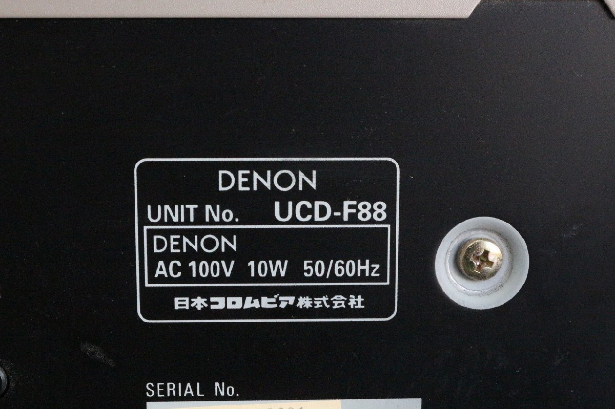 Yahoo!オークション - 【ト長】 DENON デノン システムコンポ UCD-F88 ...