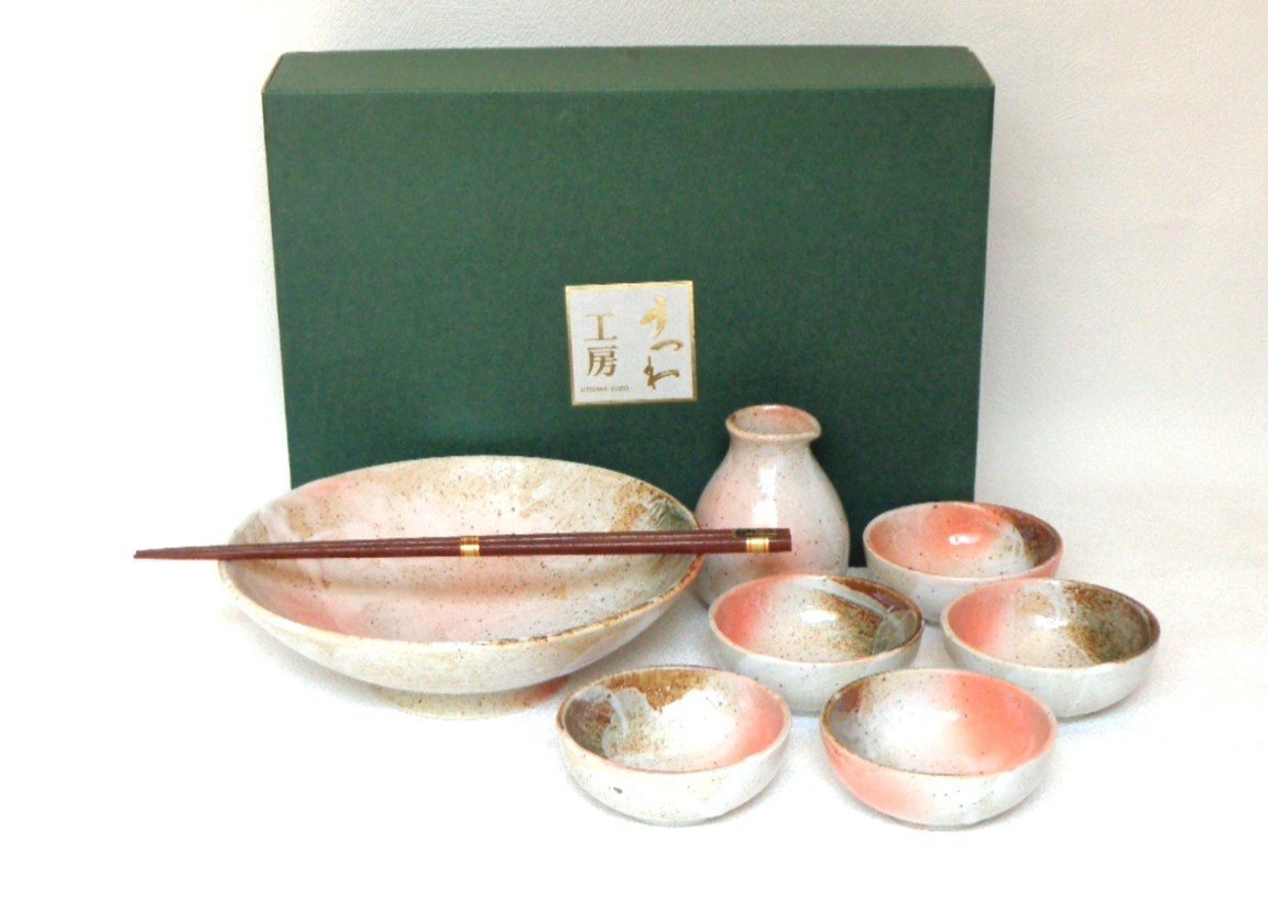 Yahoo!オークション - 新品 うつわ工房 美濃焼うつわセット 御さい箸 ...