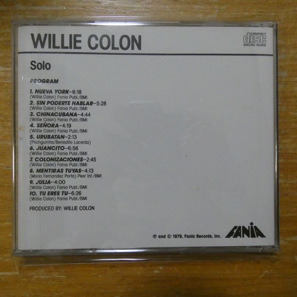 Yahoo!オークション - 41153684 【CD/FANIA】WILLIE COLON / SOLO JM-0...