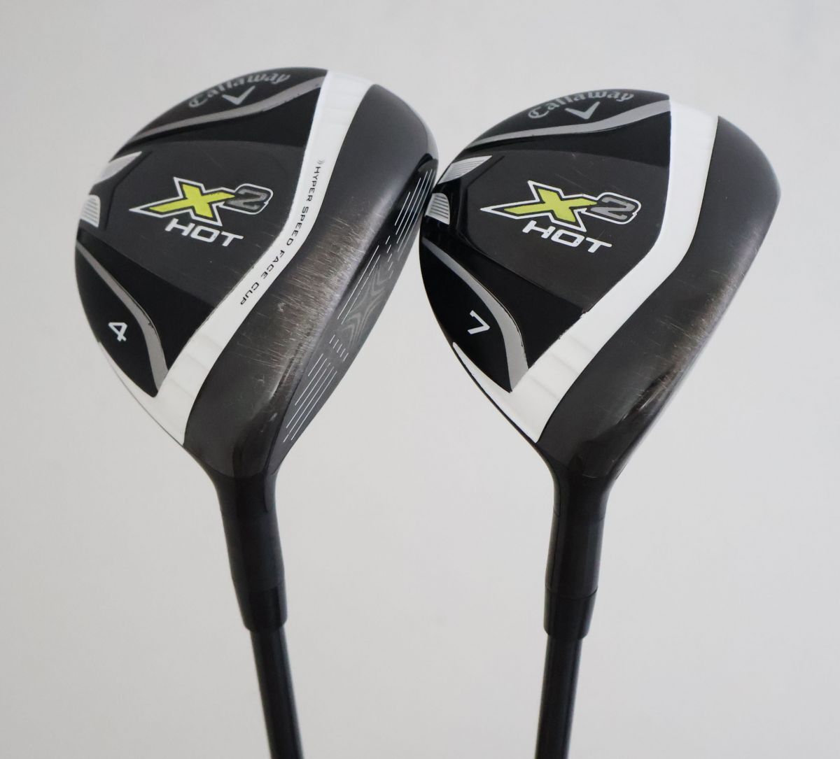 Yahoo!オークション - 【4W＆7W 2本セット】キャロウェイ X2 HOT フェ...