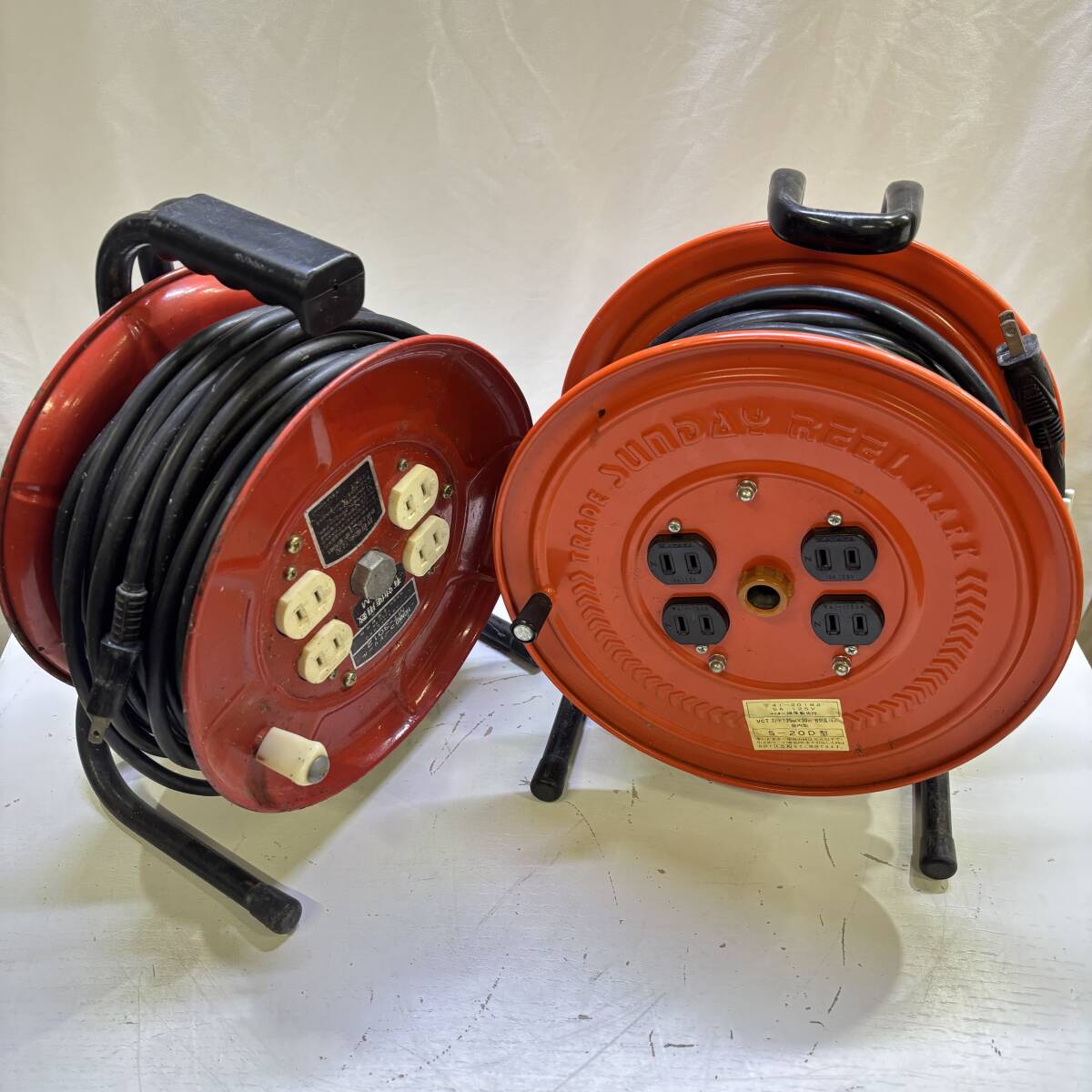 Yahoo!オークション - コードリール 2点セット HATAYA ハタヤ S-20D型...