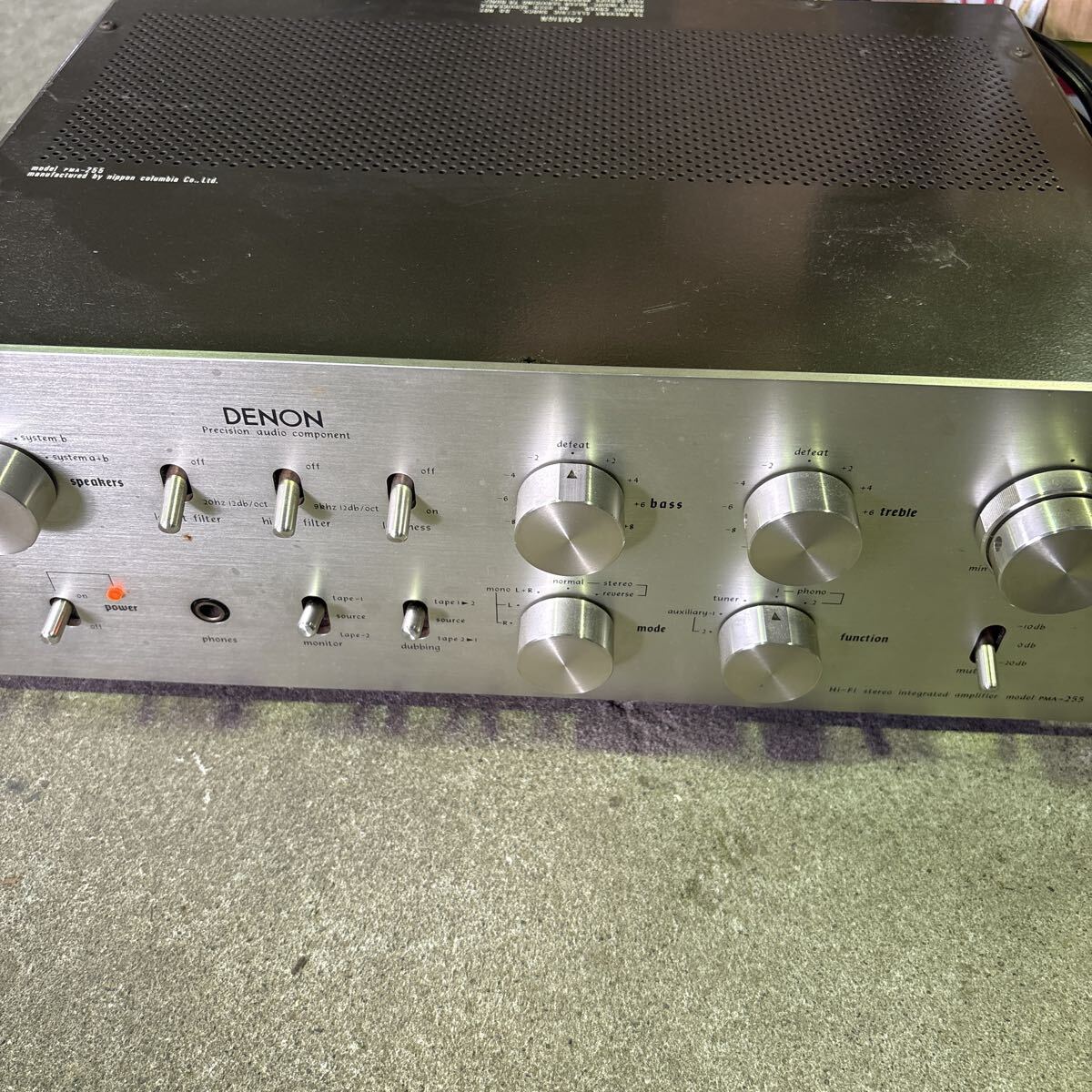 Yahoo!オークション - K522 DENON デノン PMA-255 オーディオ機器 アン...