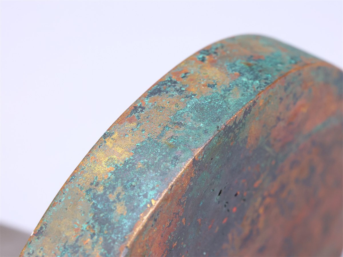 Yahoo!オークション - 【吉】DA841 江戸時代 銅製 【天下一銘】 蓬莱鏡...