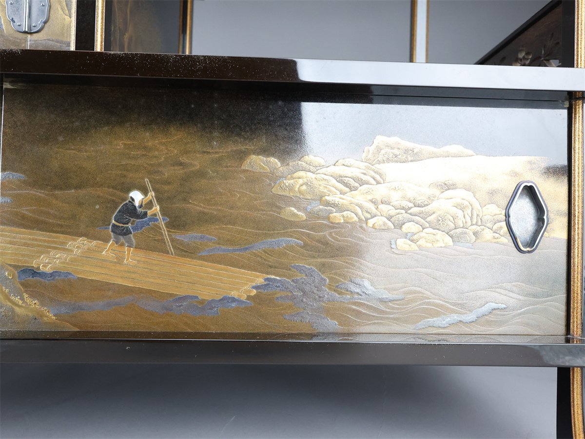 Yahoo!オークション - 【志】A156 加賀蒔絵師 大名工【笹田月暁】 金彩...