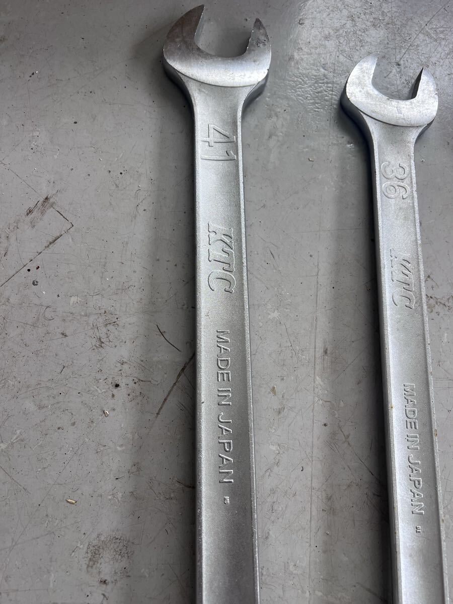 Yahoo!オークション - KTC コンビネーションレンチセット MS2- 22 24 2...