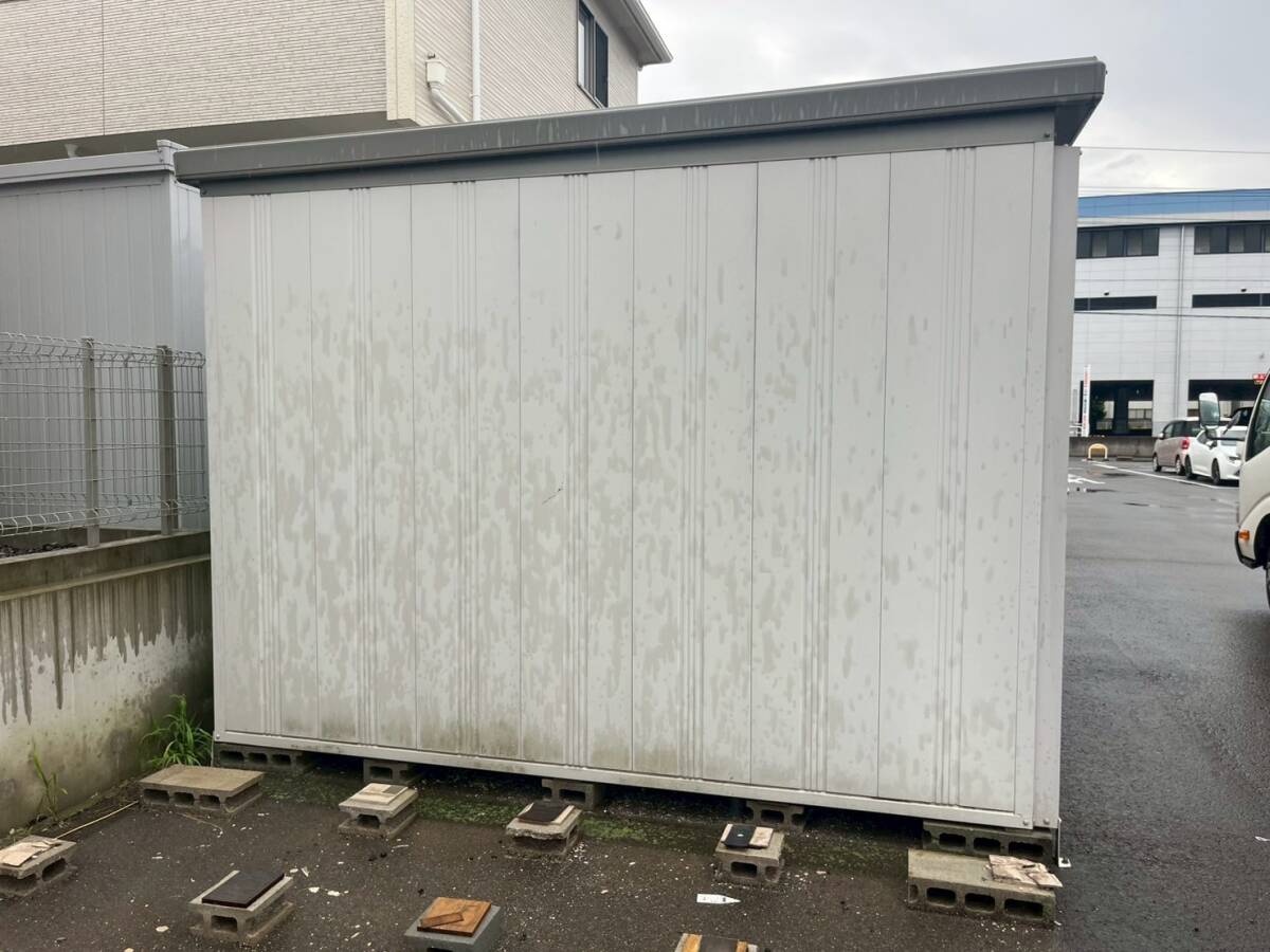 Yahoo!オークション - A43 分解済み イナバ物置 プレハブ倉庫 鍵有 W44...